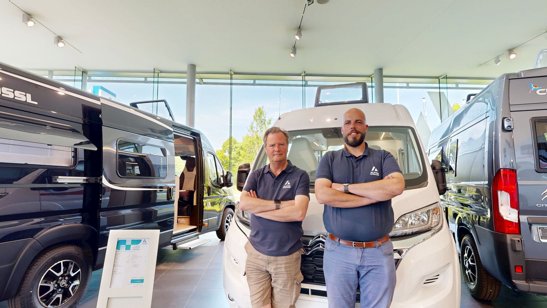 Showroom Alpha Motorhomes in Deerlijk